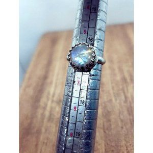 Handmade | Jewelry | Moonstone Crown Crystal Ring Sterling Silver Ring ...
